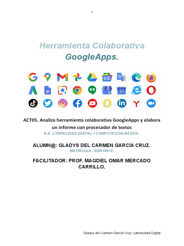 ACT05 GladysGarcia | PDF | Podcast | Blog