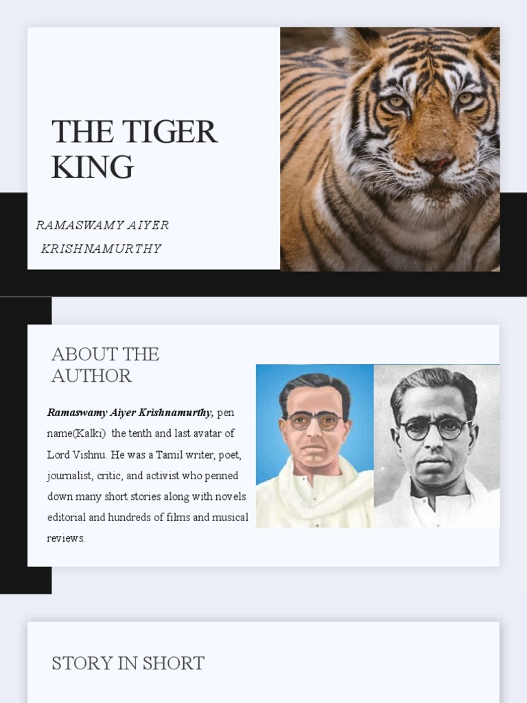 The Tiger King English Diksha | PDF
