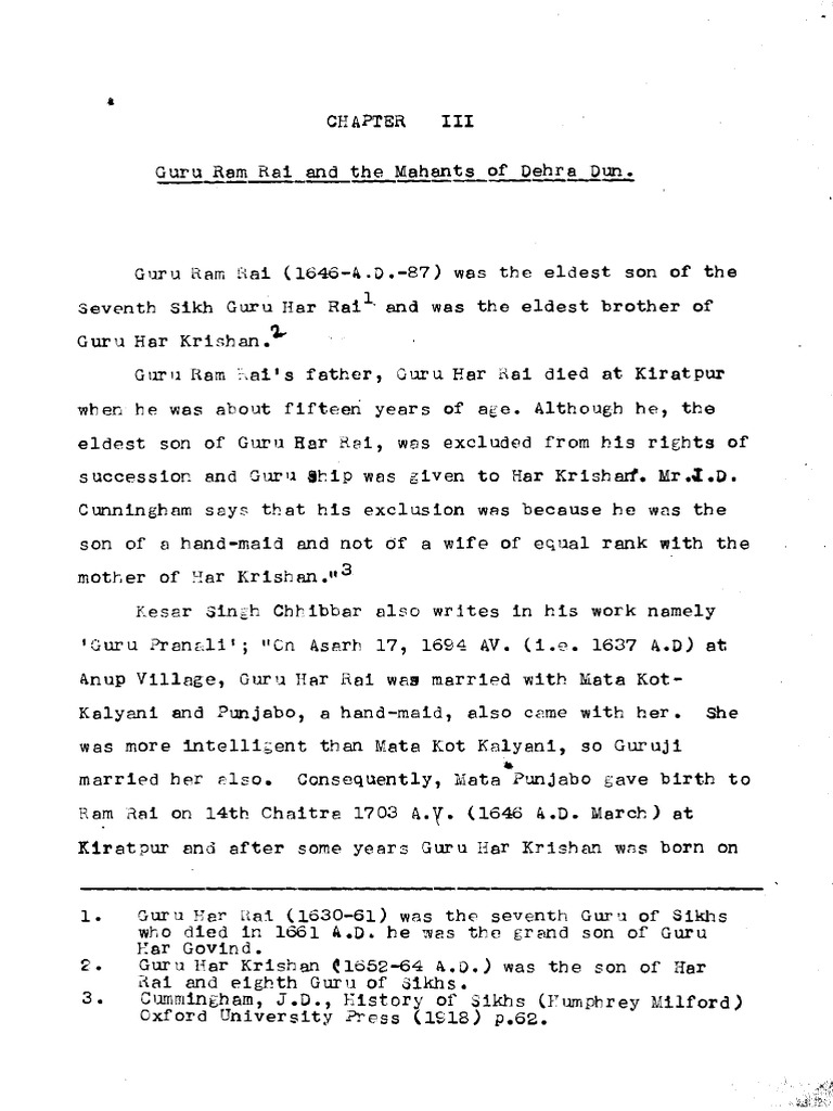 Baba Ram Rai Ji | PDF | Nāstika | Indian Religions