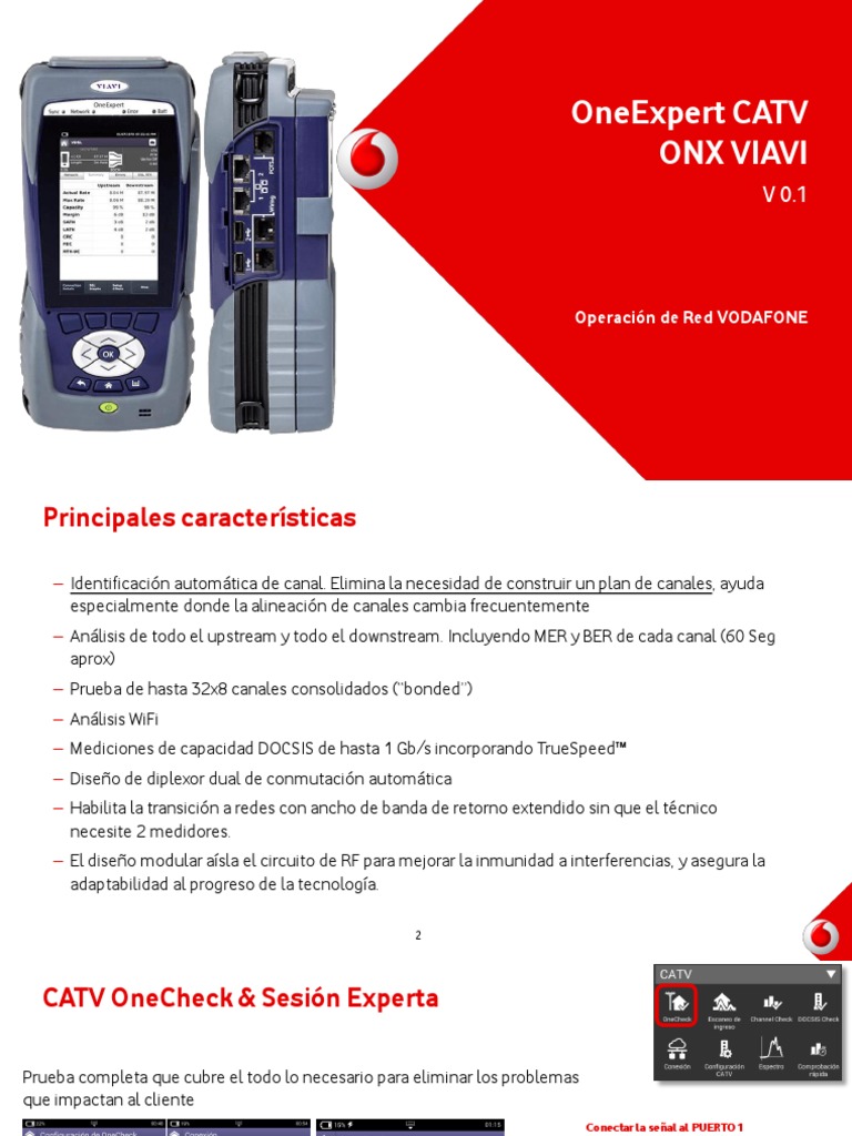 Guia Basica Medidas Con ONX OneExpert VIAVI V0.1 | PDF | Ieee 802.11 ...