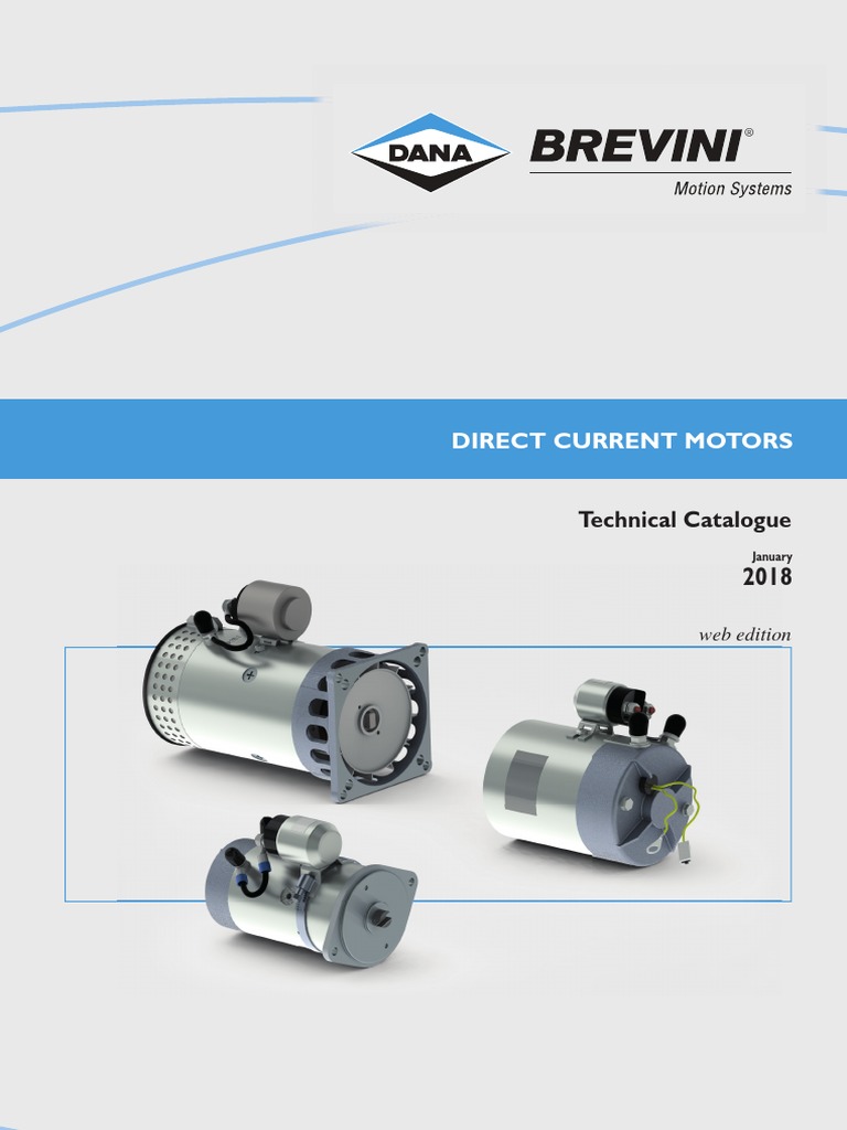Direct Current Motors: Technical Catalogue | PDF | Electric Motor ...
