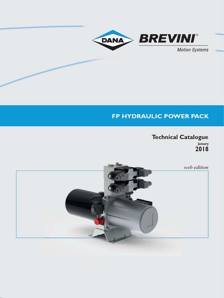 FP Hydraulic Power Pack | PDF | Electric Motor | Pump
