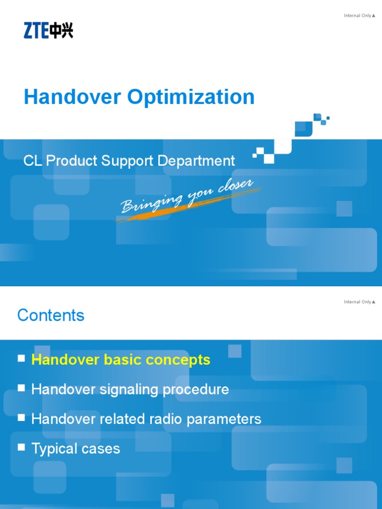 FDD LTE Handover Optimization | PDF | Computing | Computer Engineering