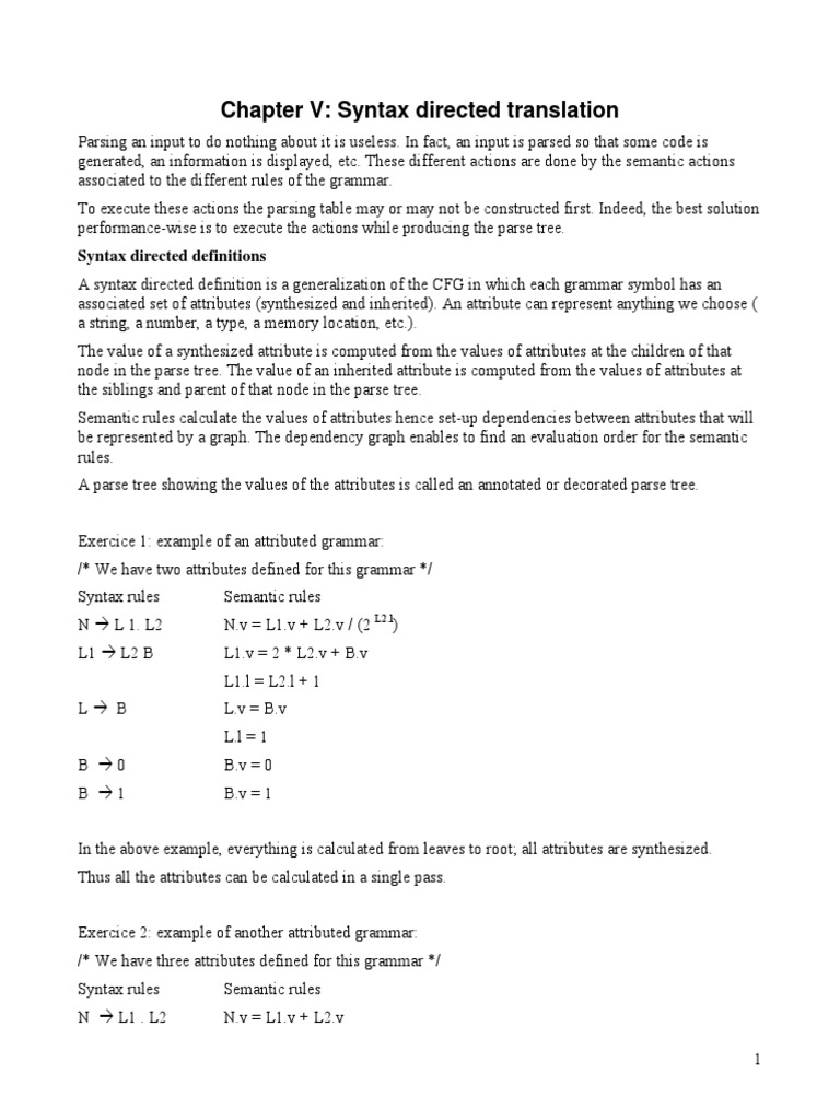 chapter 4 | PDF | Parsing | Language Mechanics