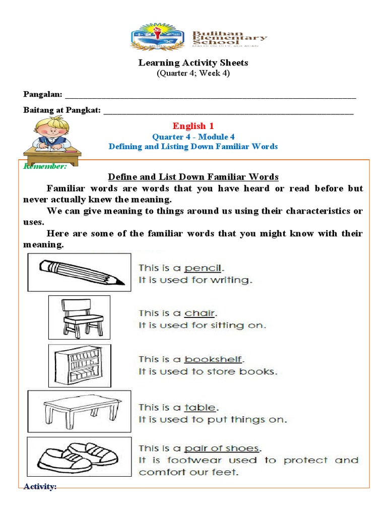 English 1 | PDF