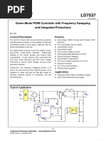 LD 7575 | PDF | Mosfet | Field Effect Transistor