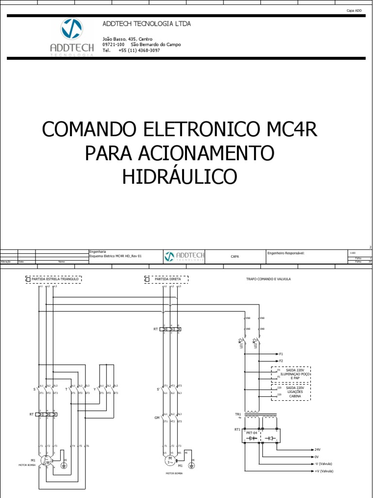 Esquema Eletrico MC4R HD - Rev 01 | PDF