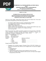 Contoh SK Pengangkatan Dan Penetapan Pengurus PKK Desa | PDF