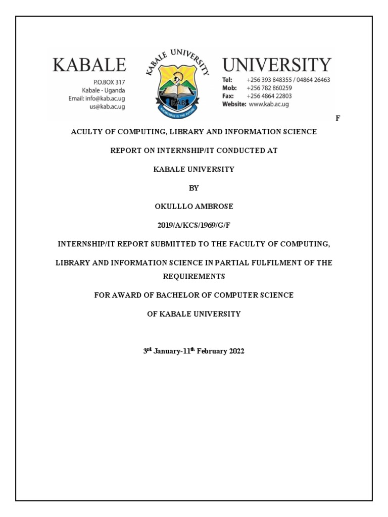 Computer Science Internship Report | PDF | I Pv6 | Computer Network