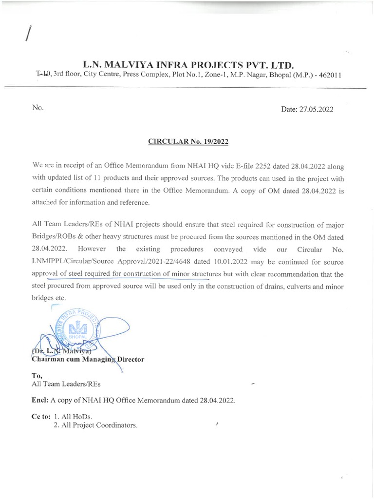 CIRCULAR | PDF