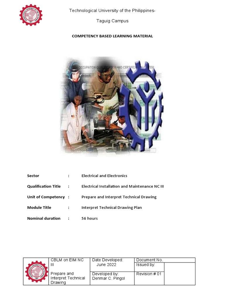Competency Based Learning Material Technological University Of The