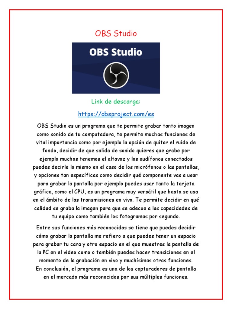 OBS Studio | PDF