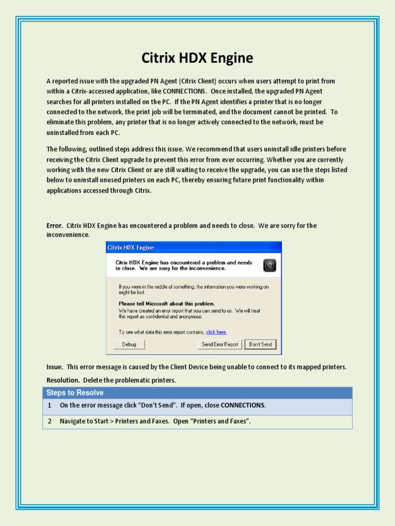 Citrix HDX Engine | PDF