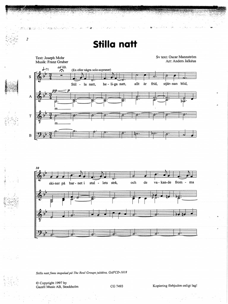 Stilla Natt | PDF