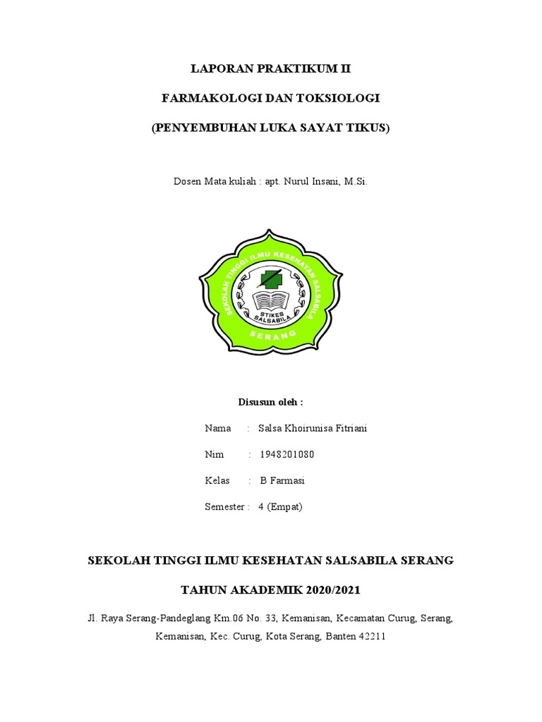 Laporan Praktikum Ii Fartok | PDF | Pengembangan Diri | Kesehatan Holistik