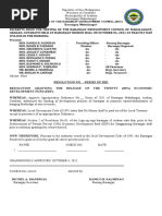 Resolution Realignment Sample Format | PDF | Philippines
