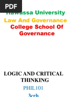 Critical Thinking Module | PDF | Critical Thinking | Argument