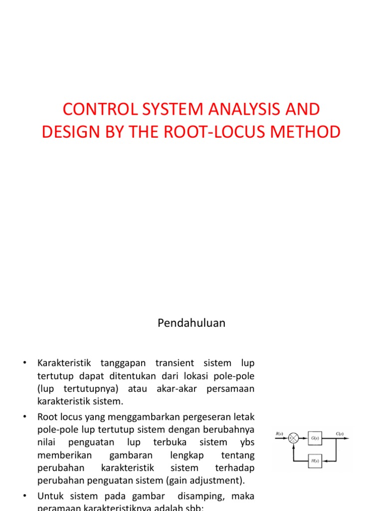 Iv The Root-Locus | PDF | Metode & Bahan Ajar | Sains & Matematika