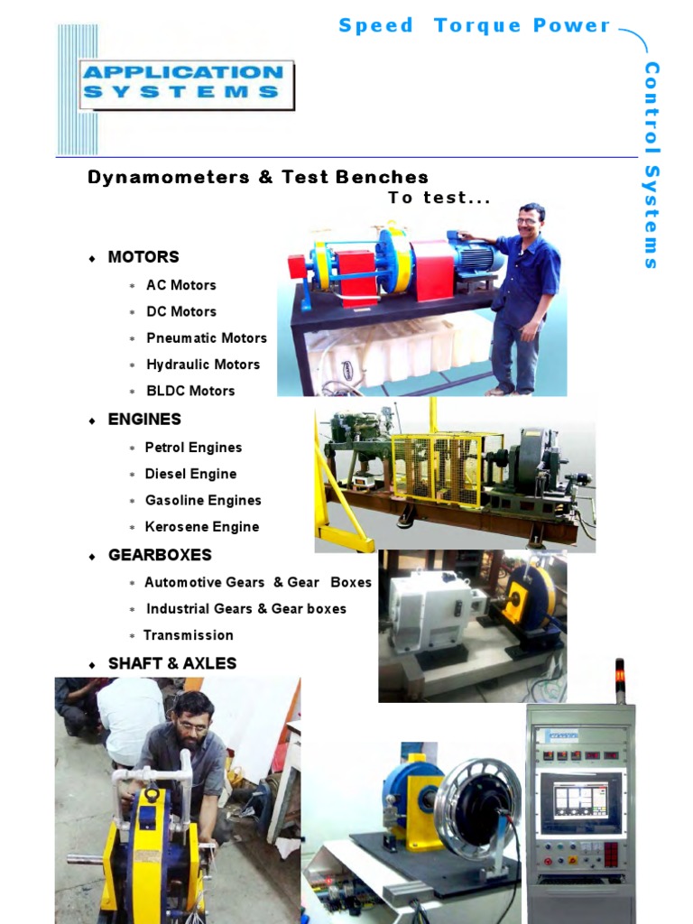 Motor Test Dynamo Meters | PDF | Engines | Transmission (Mechanics)