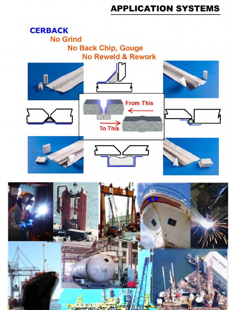 Ceramic Weld Backing Tapes For One Side Welding | PDF | Technology ...