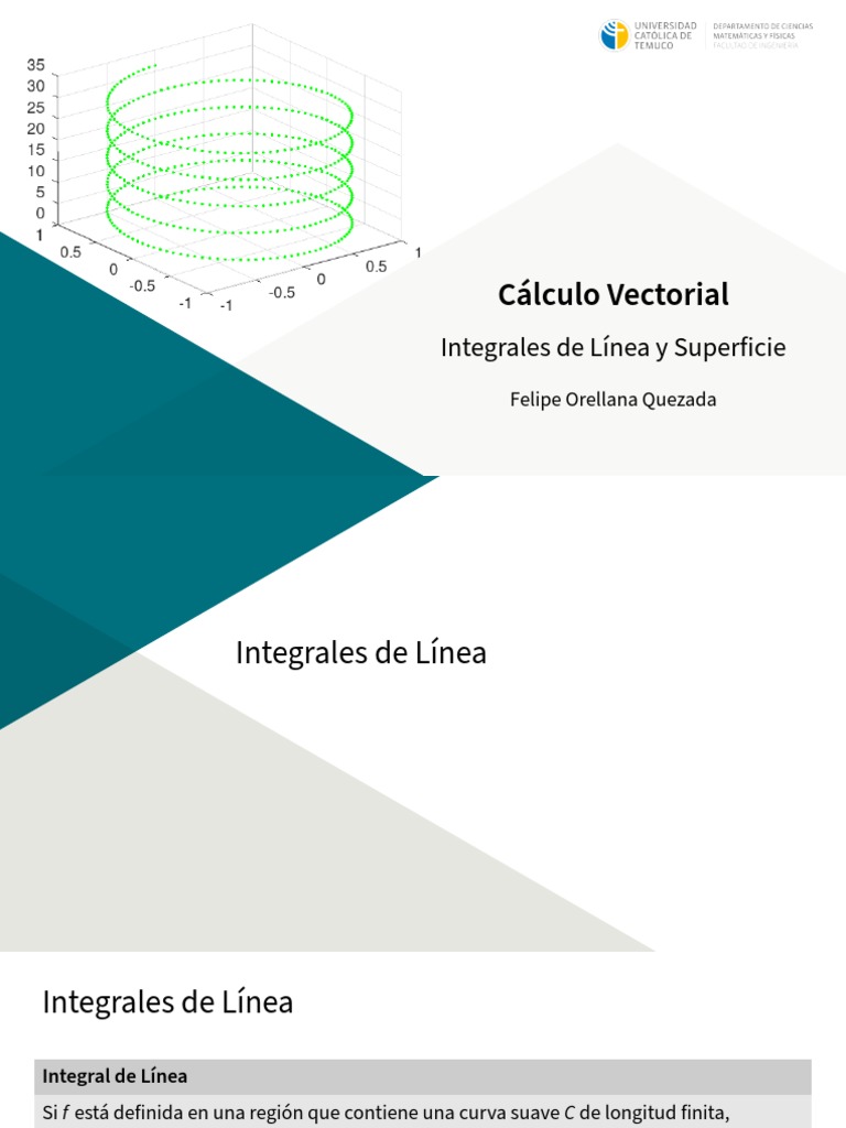 Integrales de Línea | PDF | Integral | Vector Euclidiano