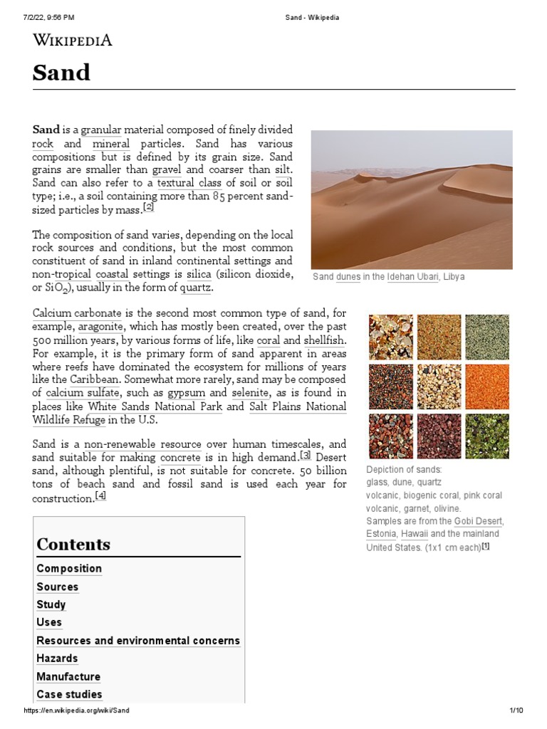 Sand | PDF | Sand | Sedimentology