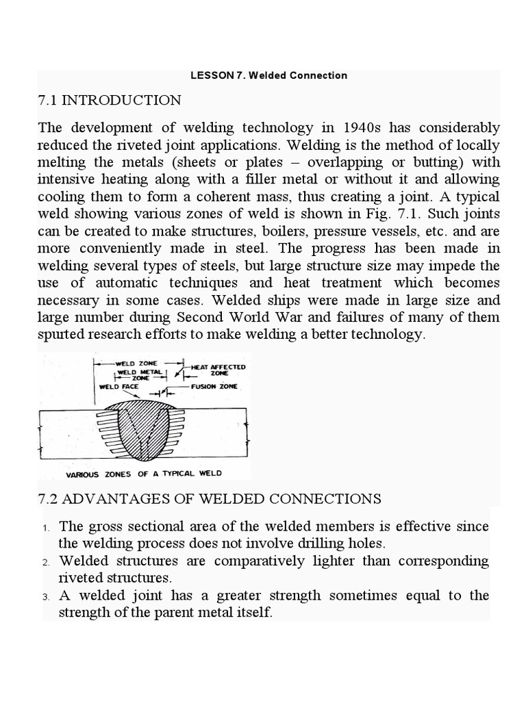 Welded Connection Weld Design | PDF | Welding | Construction