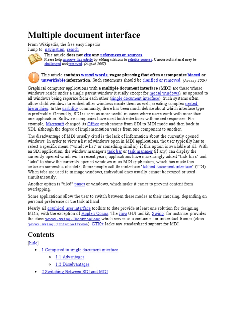 Multiple Document Interface Pdf Tab Gui Graphical User Interfaces