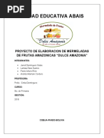 Proyecto de Mermeladas | PDF | Oferta (economía) | Mercado (economía)