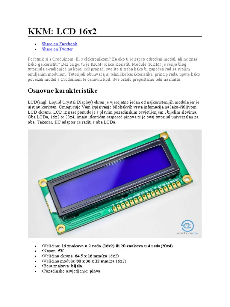 LCD 1 | PDF