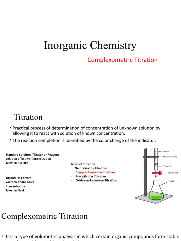 Complexometric Titration | PDF | Coordination Complex | Ligand