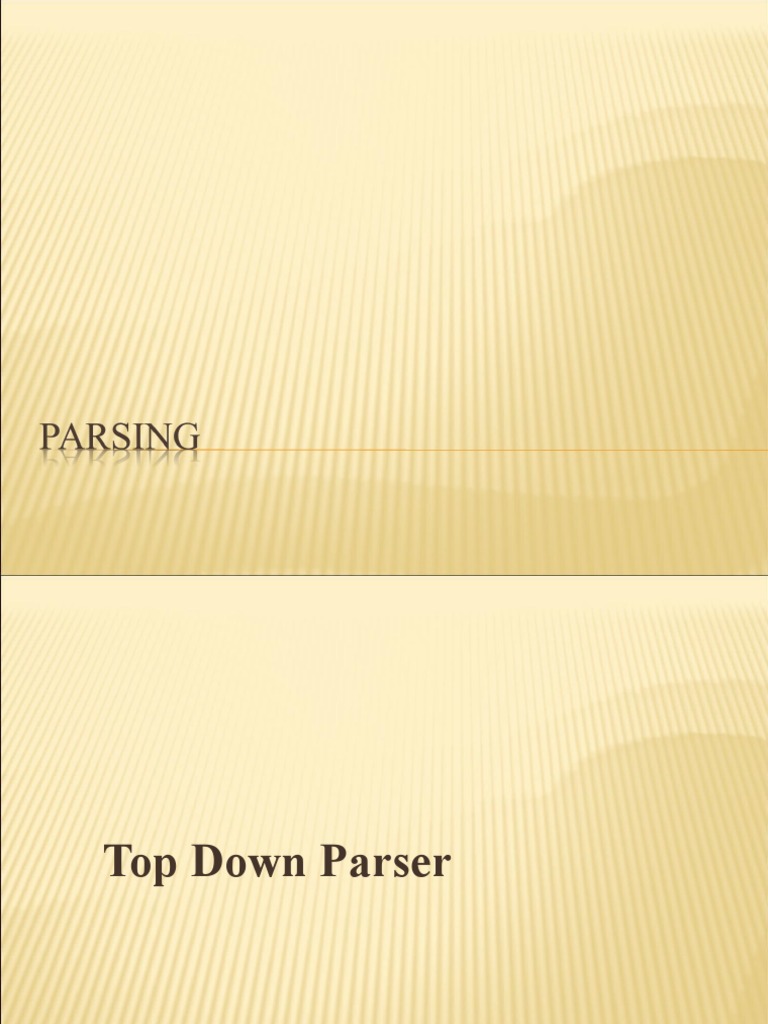 Parsing Pdf Parsing Syntax Logic