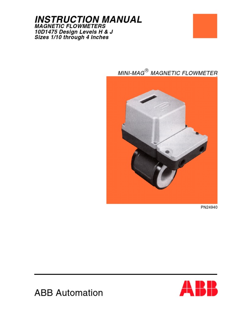 Instruction Manual: ABB Automation | PDF | Flow Measurement ...