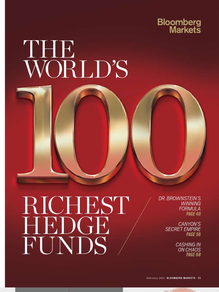 Bloomberg Top Hedge Funds 2010 | PDF | Hedge Fund | Mortgage Loan