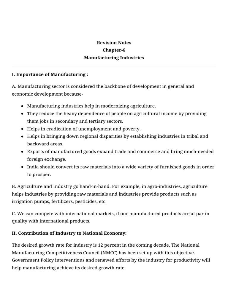 Manufacturing Industries | PDF | Jute | Waste