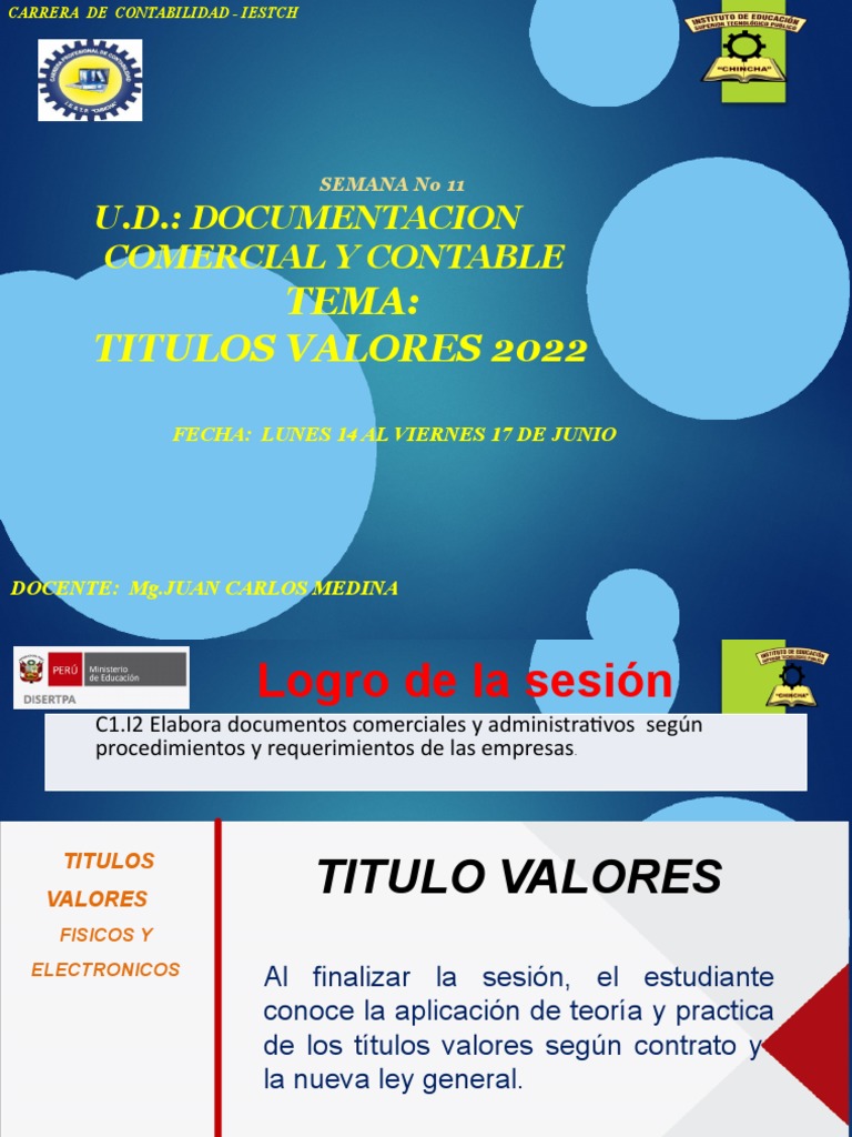 Titulos Valores | PDF | Contabilidad