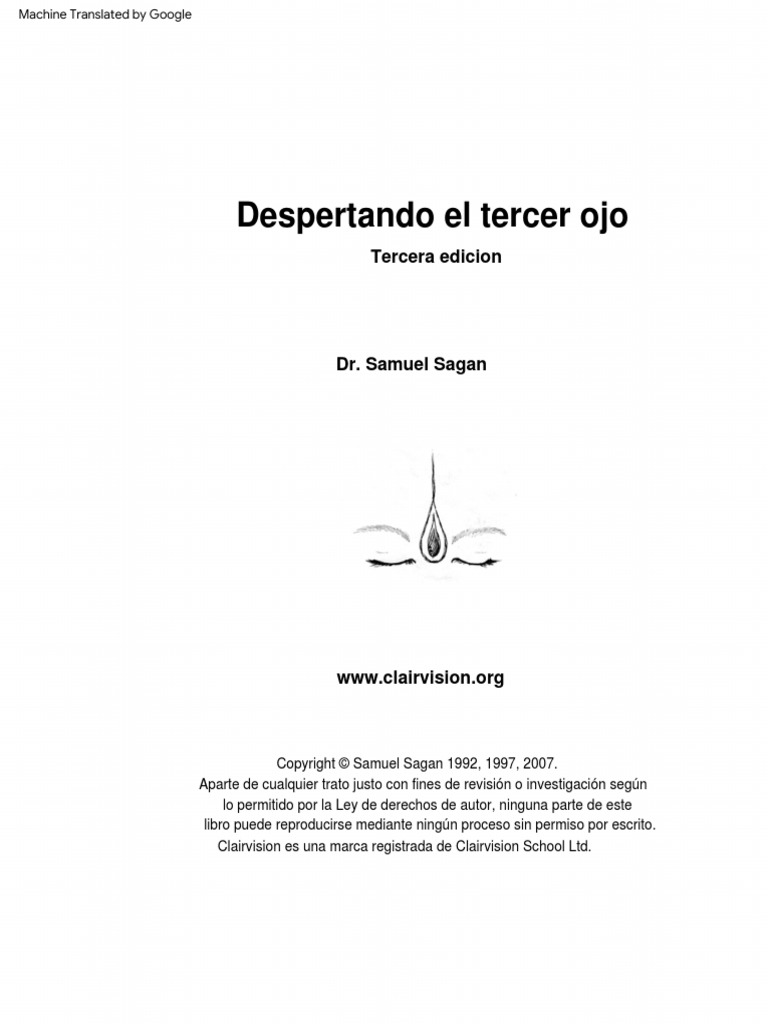 Awakening The Third Eye (Samuel Sagan) ESPAÑOL | PDF | Alquimia ...