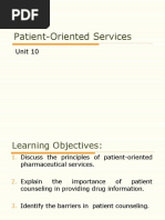 Role of Pharmacists in Patient Counseling | PDF | Pharmacy | Pharmacist