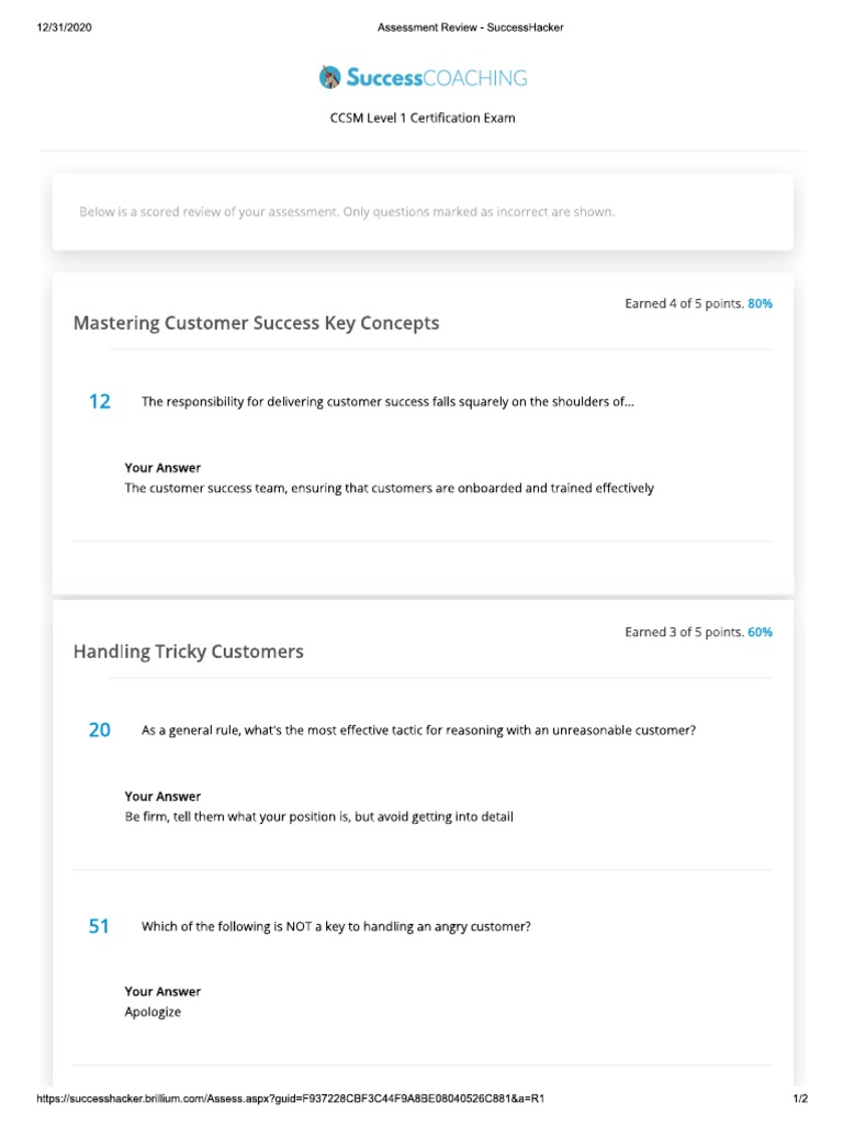 Final Assessment Summary | PDF