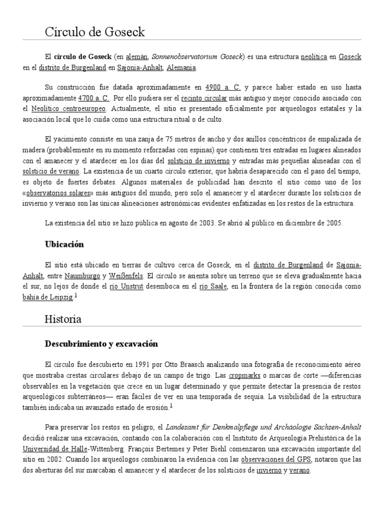 Círculo de Goseck | PDF