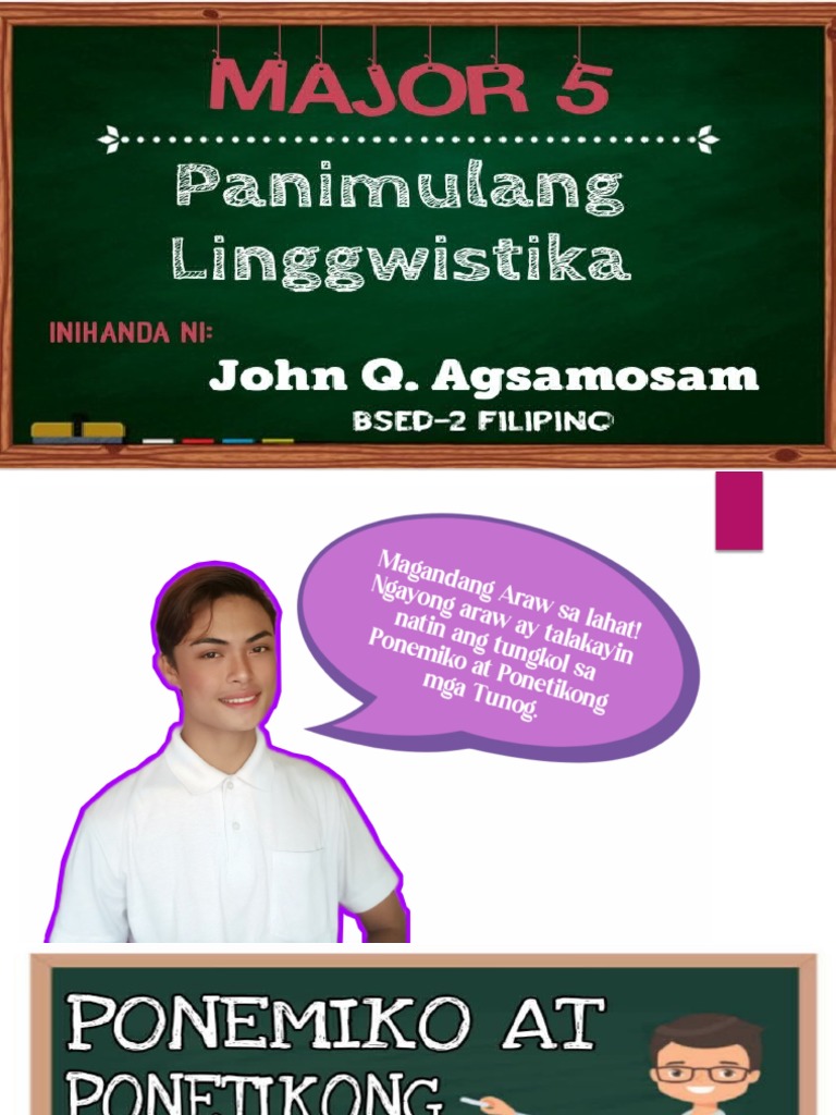 Ponemiko at Ponetikong Mga Tunog | PDF
