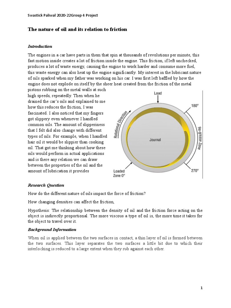 Physics-Group 4 Project | PDF | Friction | Force