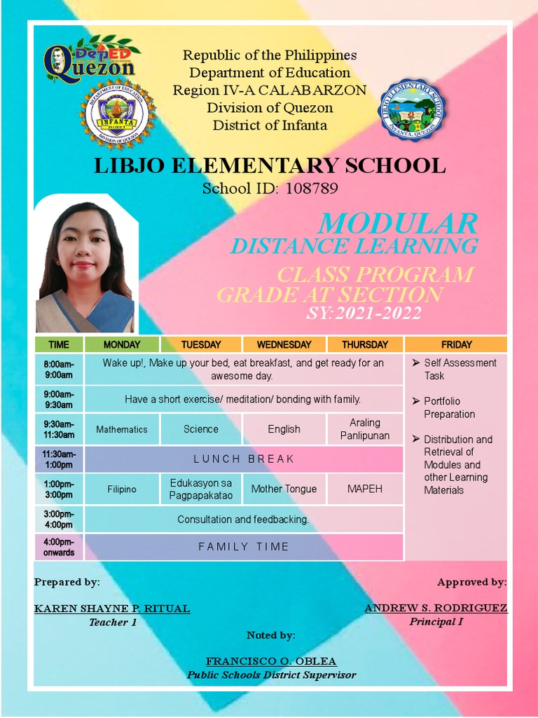 Class Program 2021-2022 | PDF