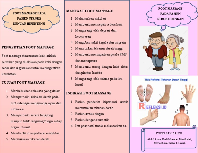 Leaflet Foot Massage | PDF