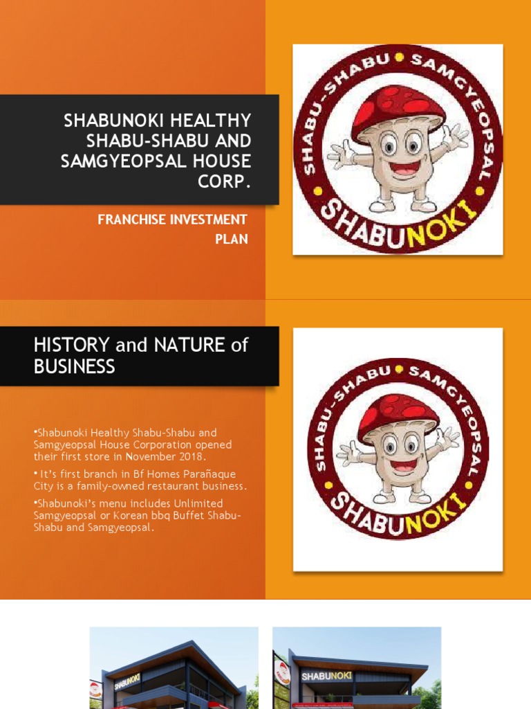 Shabunoki Healthy Shabu-Shabu and Samgyeopsal House Corp | PDF ...