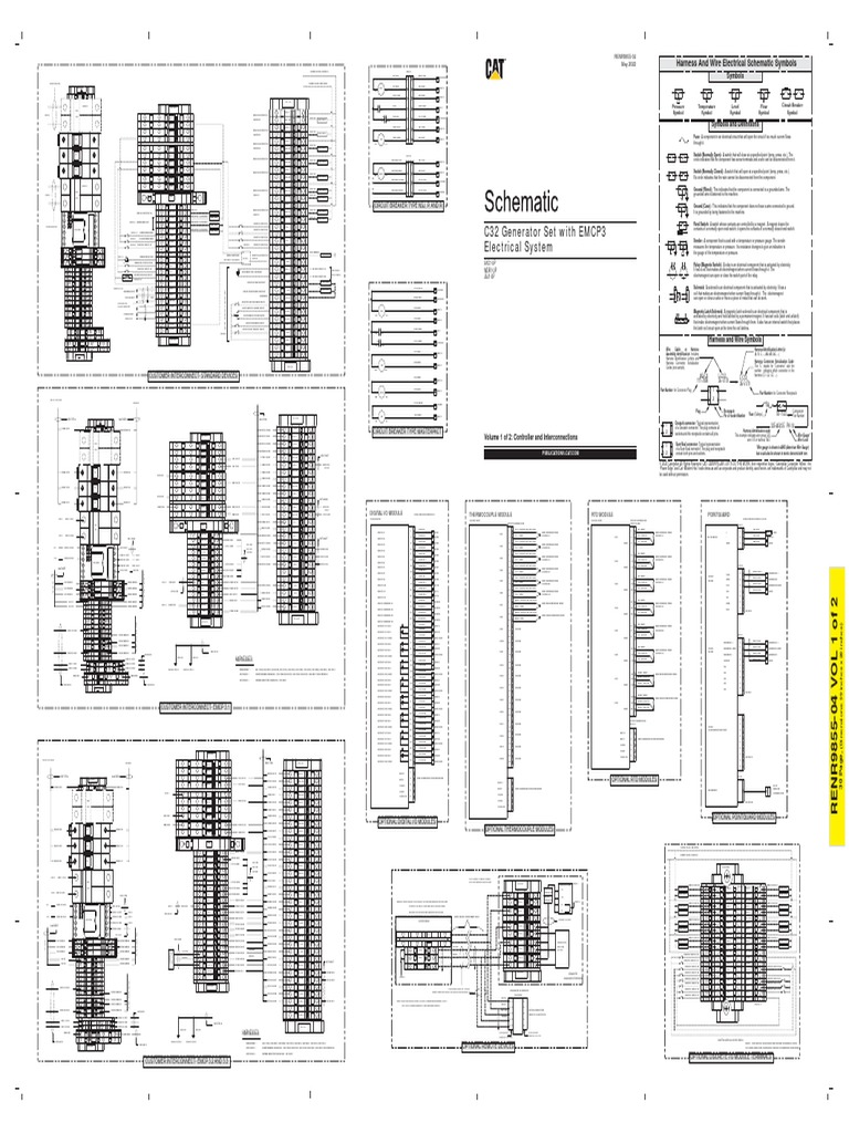 Electrical System C32 Generator Set With EMCP3: Harness and Wire ...