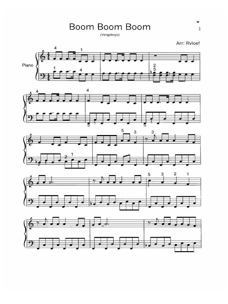 101 - Boom Boom Boom | PDF