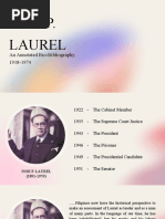 Jose Laurel Biography | PDF | Philippines
