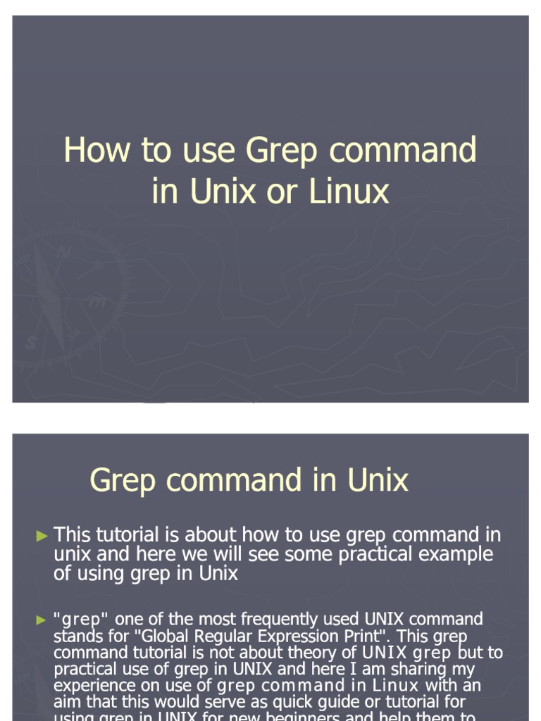 12 Example of Grep Command in Unix | PDF