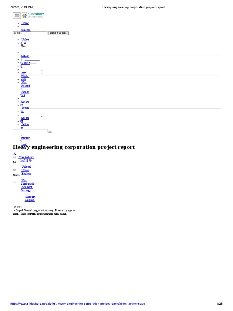 Heavy Engineering Corporation Project Report | PDF | Heat Treating ...
